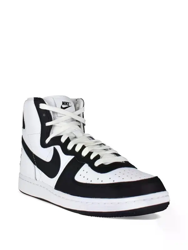 Comme Des Garçons X Nike High-top Swoosh Logo Sneakers