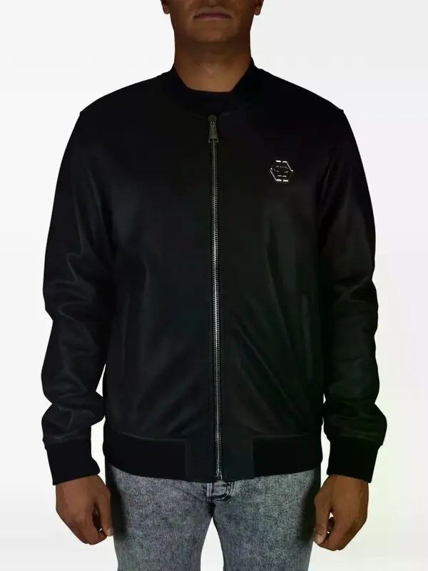 Philipp Plein Logo-plaque Bomber Jacket