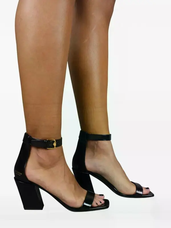 Burberry Crocodile-effect Strap Sandals