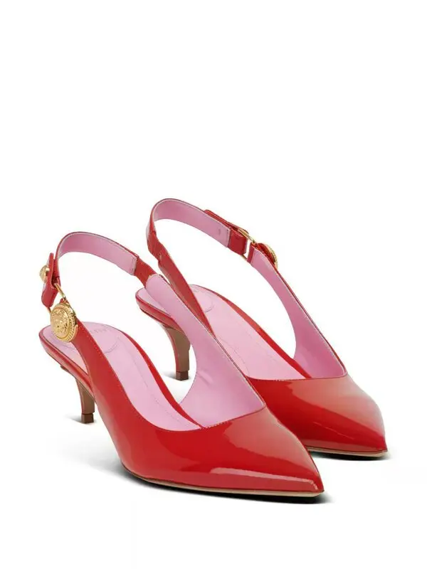 Balmain Eva Patent Leather Slingback Pumps