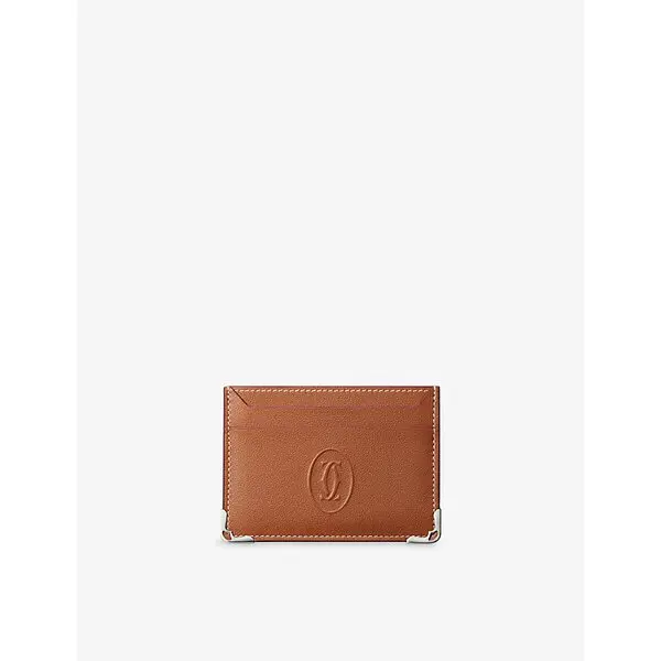 Cartier Must De Leather Card Holder - Beige