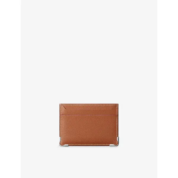 Cartier Must De Leather Card Holder - Beige