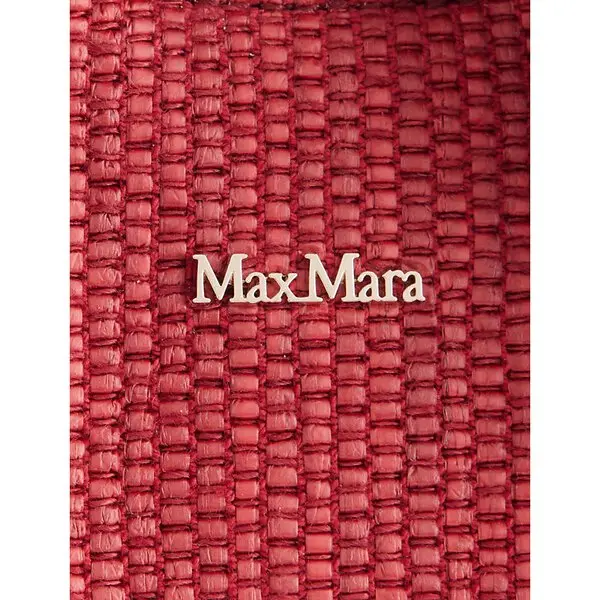 Max Mara Extra-small Woven Top-handle Bag