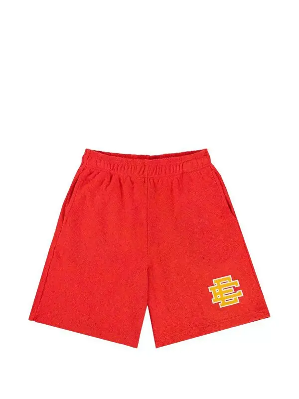 ERIC EMANUEL Boucle-effect Shorts - Red