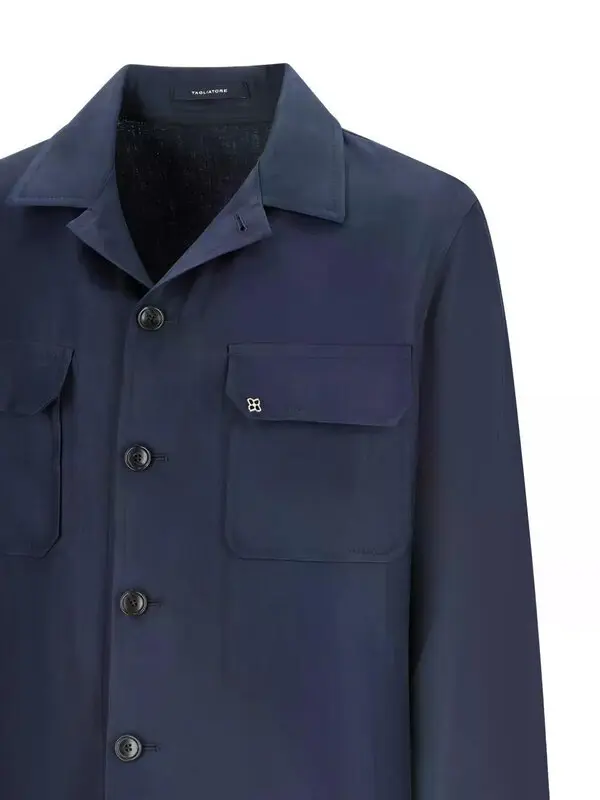 Tagliatore Flap-pocket Button-up Shirt Jacket
