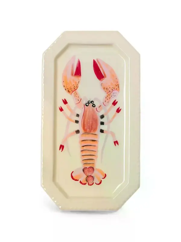 CU I SEEYOU Lobster-print Platters