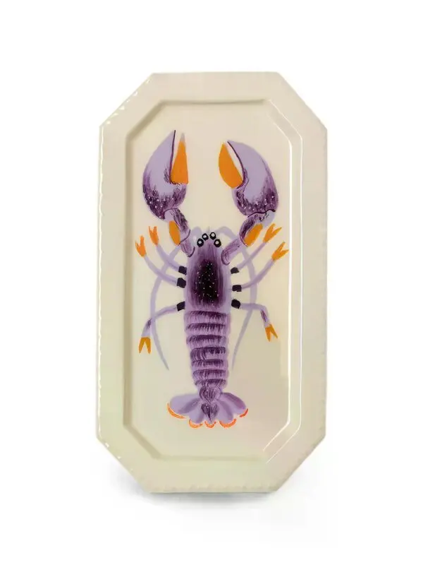 CU I SEEYOU Lobster-print Platters