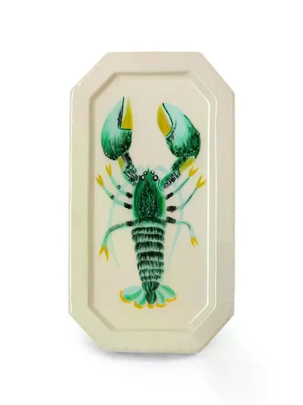 CU I SEEYOU Lobster-print Platters
