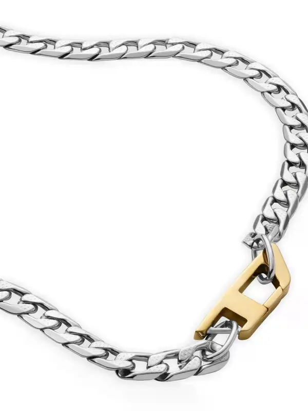 DIESEL® Curb Chain D-logo Necklace