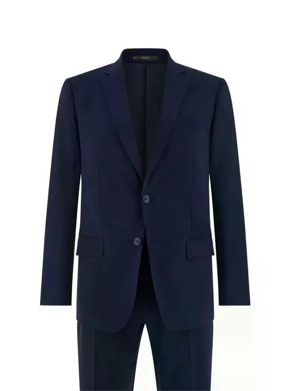 Boggi Milano Pinstripe Flap Pocket Suit