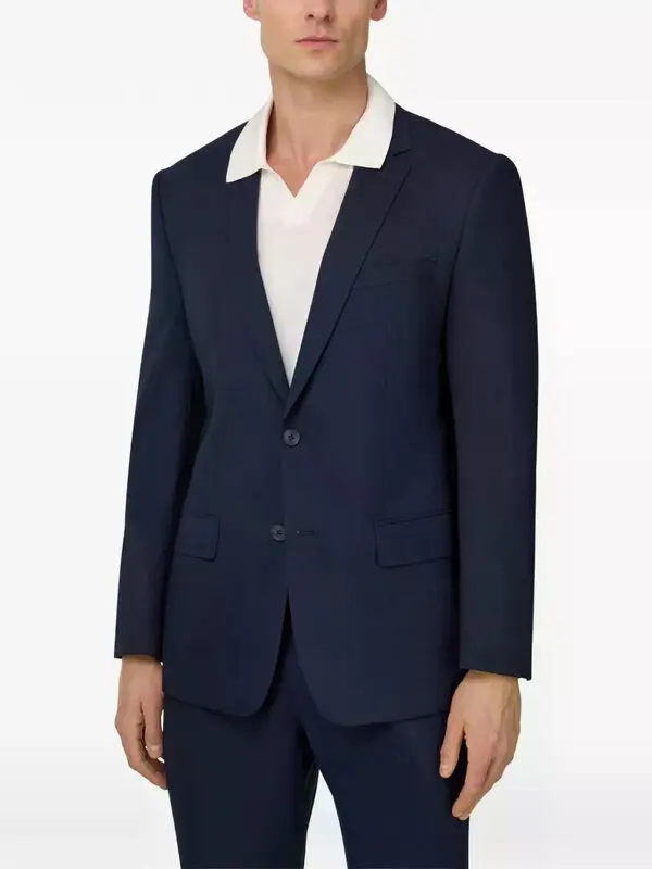 Boggi Milano Pinstripe Flap Pocket Suit