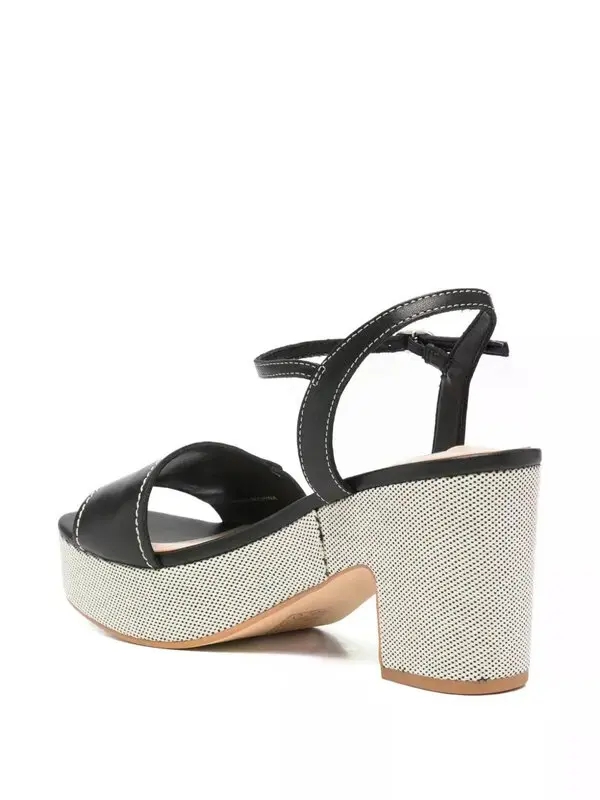 Liu Jo Logo Plaque Platform Sandals