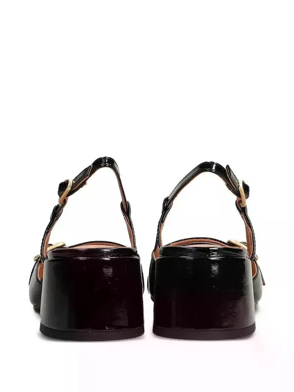 BIBI LOU Patent Slingback Pumps