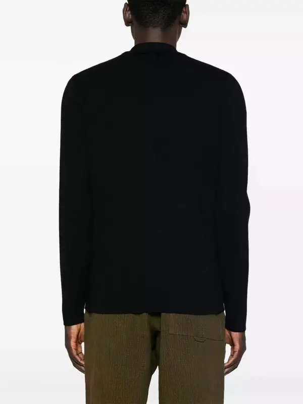 SAMSOE SAMSOE Zip-up Cardigan With Classic Collar