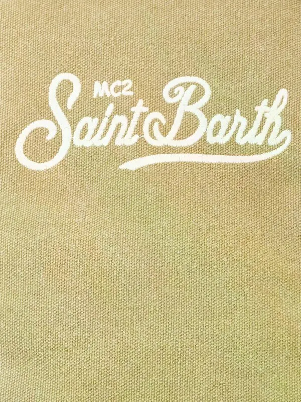 MC2 SAINT BARTH Logo Embroidered Canvas Travel Holdall