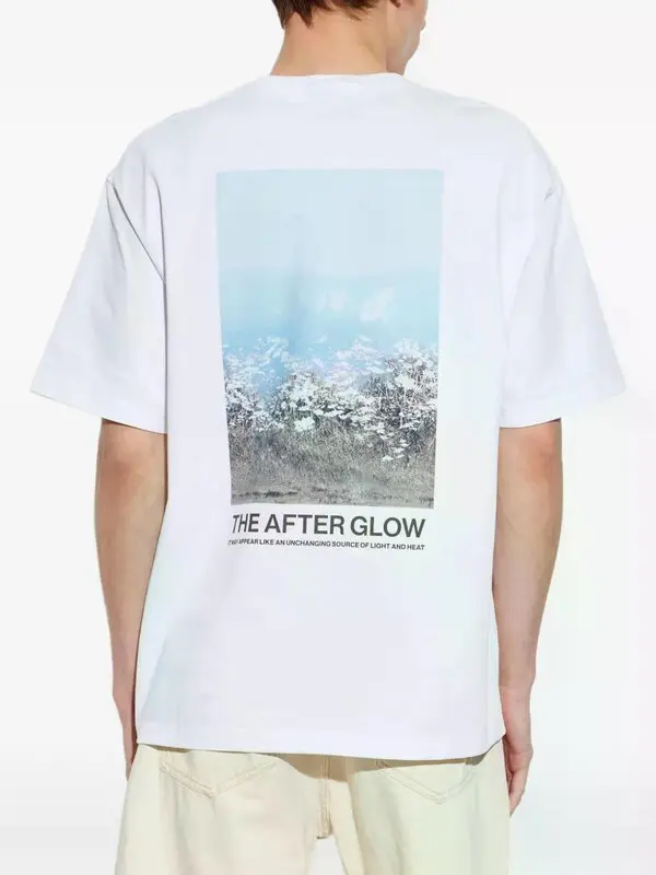 SAMSOE SAMSOE Graphic Print Cotton T-shirt