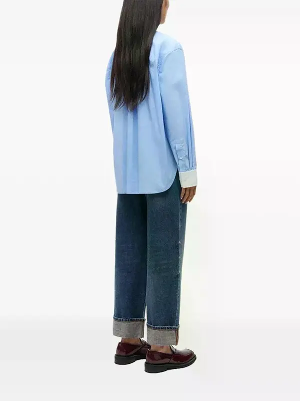 SAMSOE SAMSOE Salova Contrast Collar Shirt By