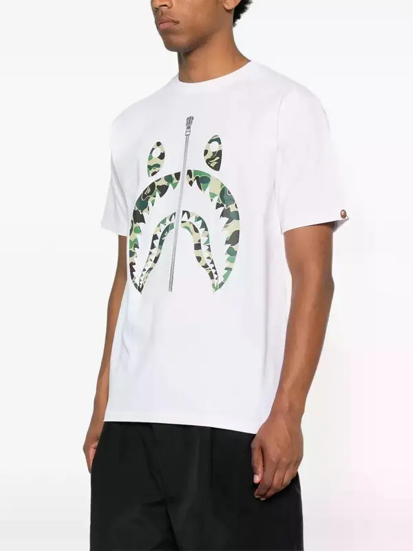 A BATHING APE Camouflage-print T-shirt - Neutrals