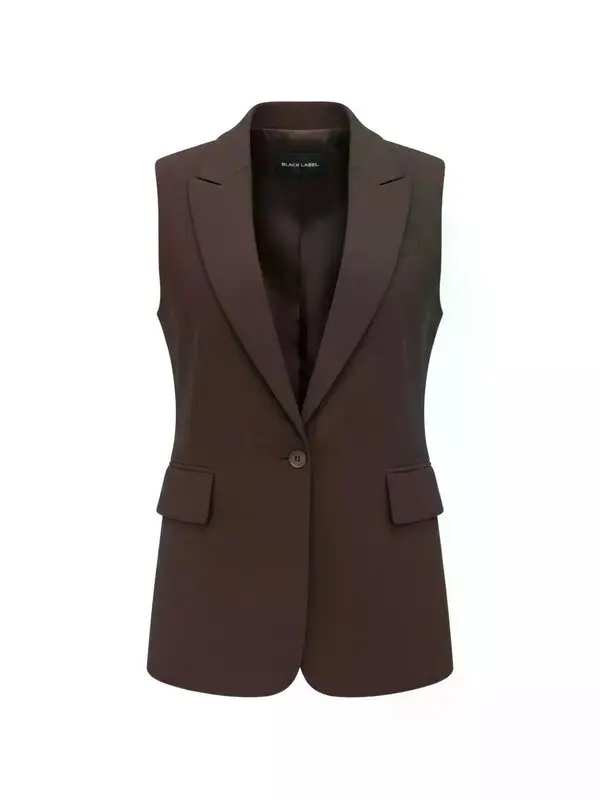 Black Label Single-breasted Waistcoat