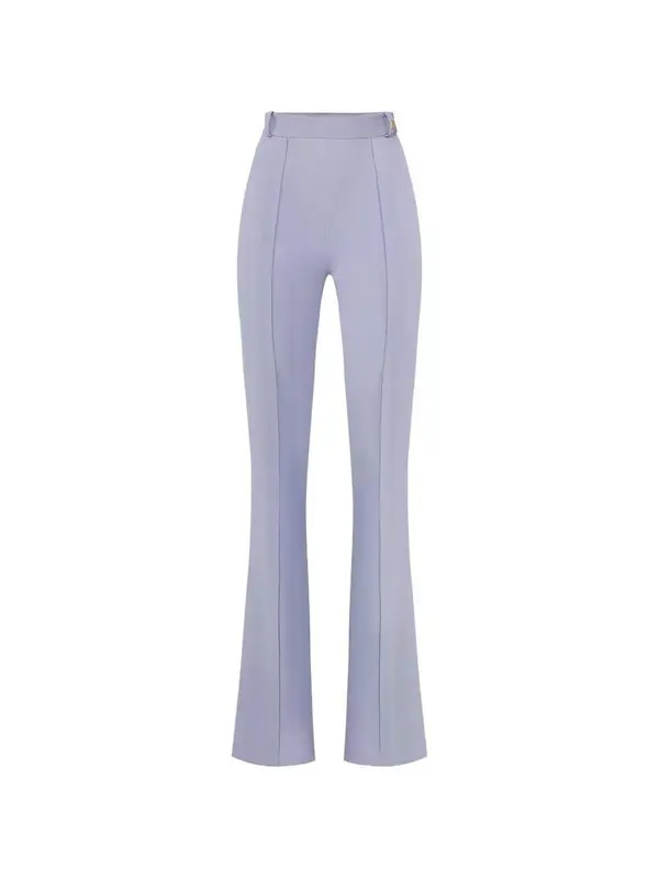 Elisabetta Franchi Logo Charm Flared Trousers