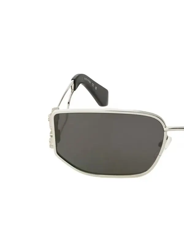 Off-White Allen Rectangle Frame Sunglasses - Silver