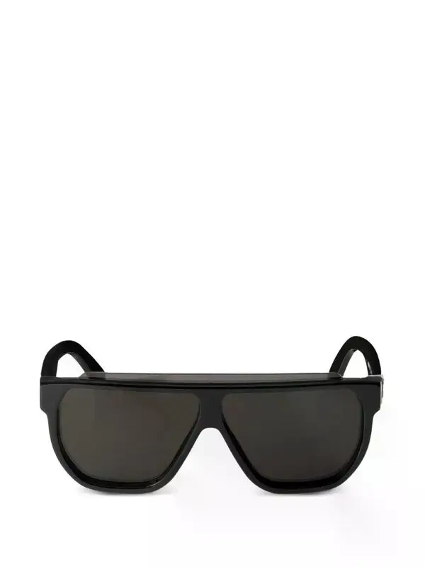 Off-White Geometric Frame Sunglasses - Black