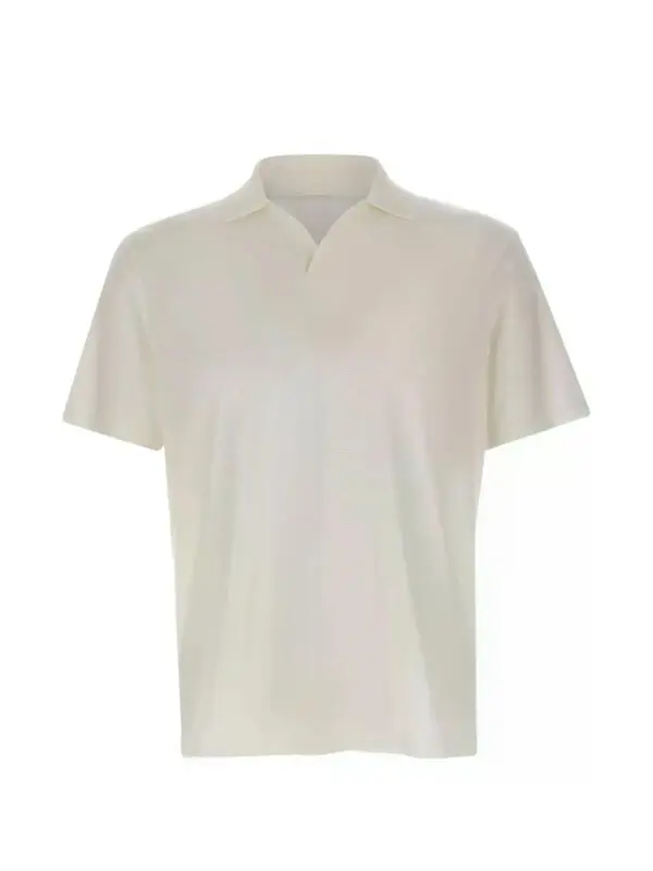 Paul & Shark Ribbed Open-collar Polo Shirt