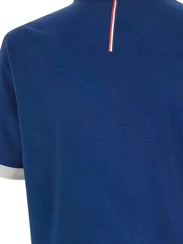 BOSS Stretch-cotton T-shirt With Country Flag And Logo