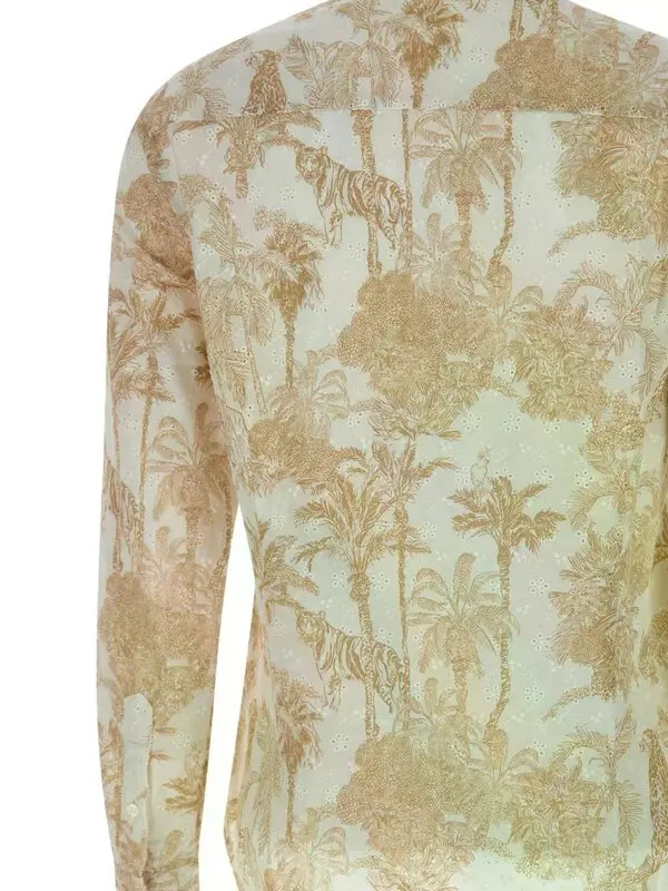 MC2 SAINT BARTH Toile De Jouy Print Shirt