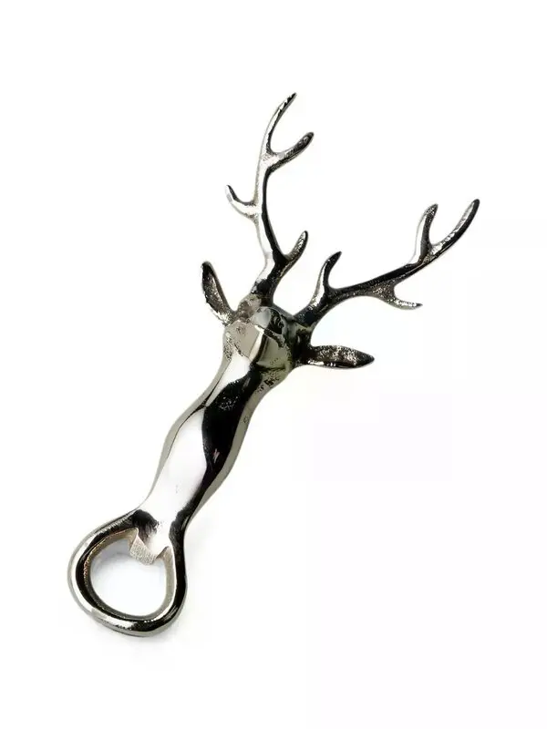 CU I SEEYOU Deer-motif Bottle Opener - Silver