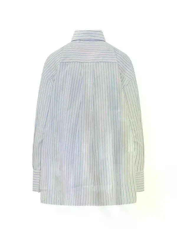 BALOSSA Vega Stripe Pattern Cotton Shirt