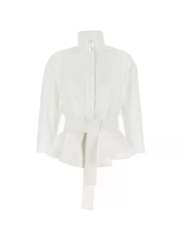 Jacquemus The Cabana Belted Shirt - White