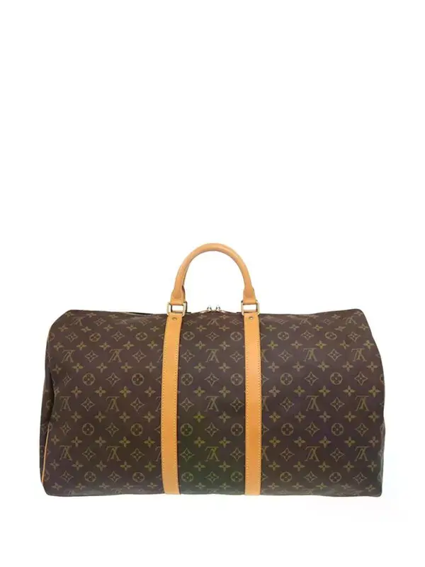 LOUIS VUITTON Monogram Keepall 55 Travel Bag