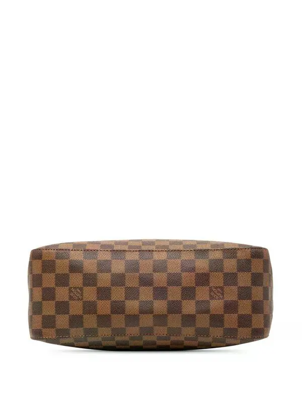 LOUIS VUITTON Damier Ebene Canvas Looping Gm Tote Bag