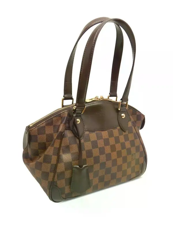 LOUIS VUITTON Damier Ebene Verona Pm Satchel - Brown