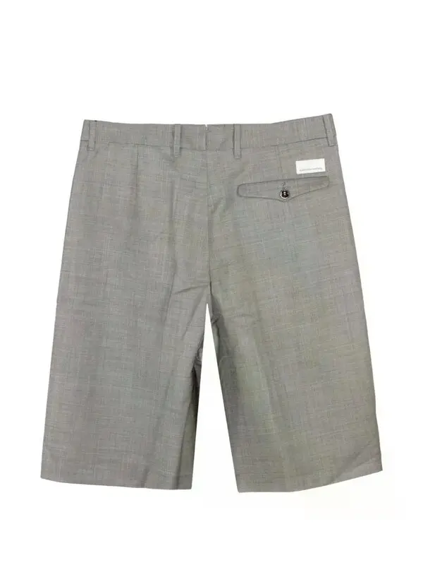 NINE:INTHE:MORNING Tailored Pleated Shorts - Grey