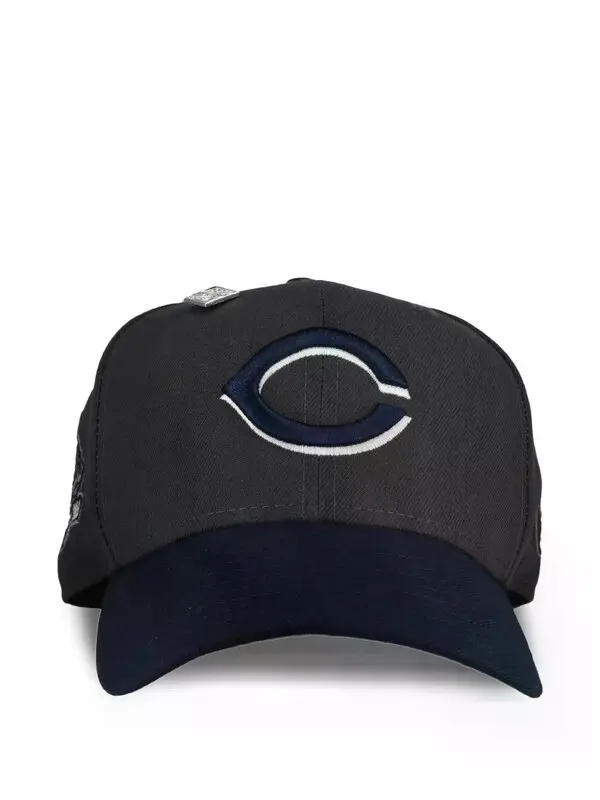 New Era Cincinnati Reds 1970-2002 Logo Fitted Cap - Grey