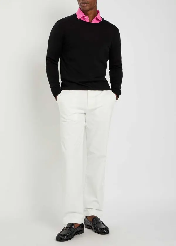ALLUDE Virgin Wool Crew Neck Jumper