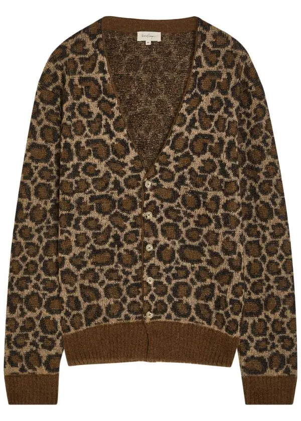 SECOND / LAYER Chevy Intarsia Mohair-blend Cardigan