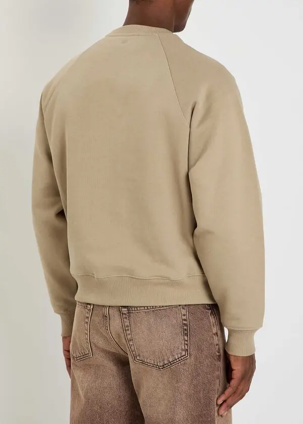 AMI Paris Logo Cotton Sweatshirt