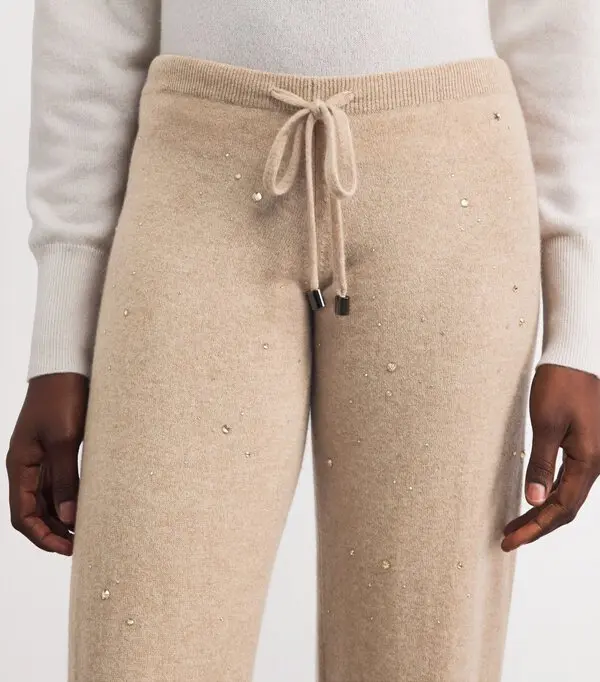 WILLIAM SHARP Cashmere Crystal-embellished Sweatpants