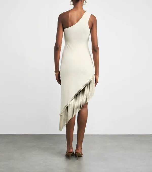 TALLER MARMO Fringed Yacare Mini Dress