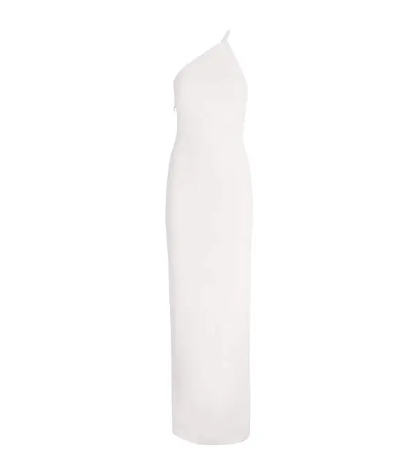 Solace London Crepe Alexandra Maxi Dress - Ivory