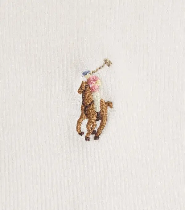 Polo Ralph Lauren Pima Cotton Polo Pony T-shirt - Ivory