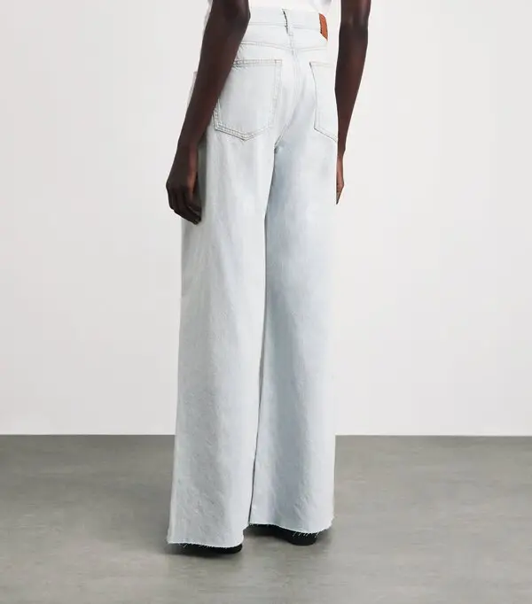 ANINE BING Lewis Wide-leg Jeans - Blue