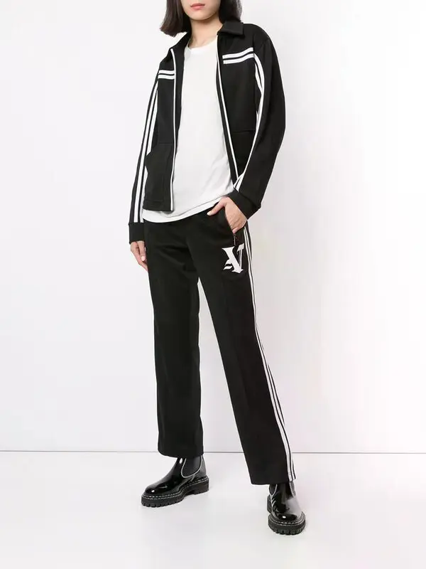 PORTS V Logo Print Bomber Jacket