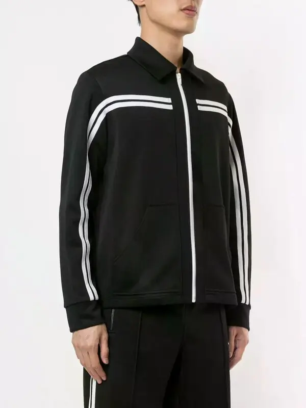 PORTS V Logo Print Bomber Jacket