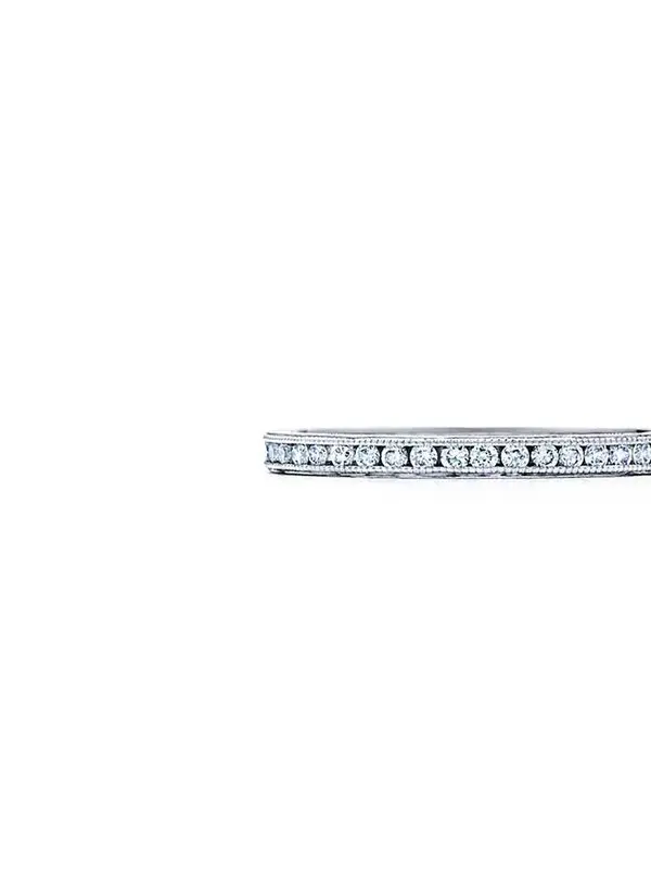 Kwiat Engraved Round Diamond Wedding Band