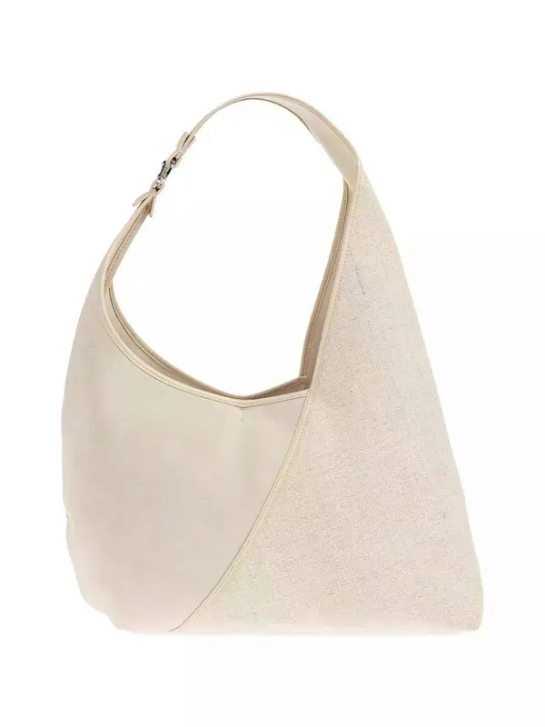 SAMSOE SAMSOE Sakaia Panelled Leather-trim Shoulder Bag