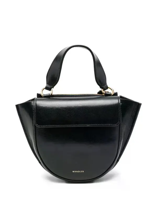 WANDLER Hortensia Piccola Leather Tote Bag
